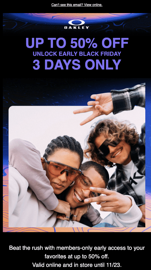 Oakley Black Friday 2025 | Ad, Deals & Sales Guide