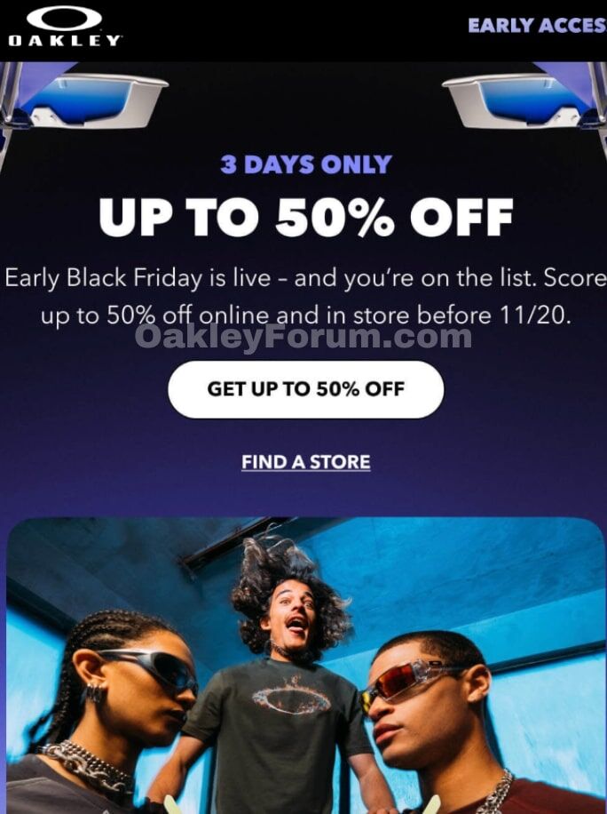 Oakley Black Friday 2025 | Ad, Deals & Sales Guide